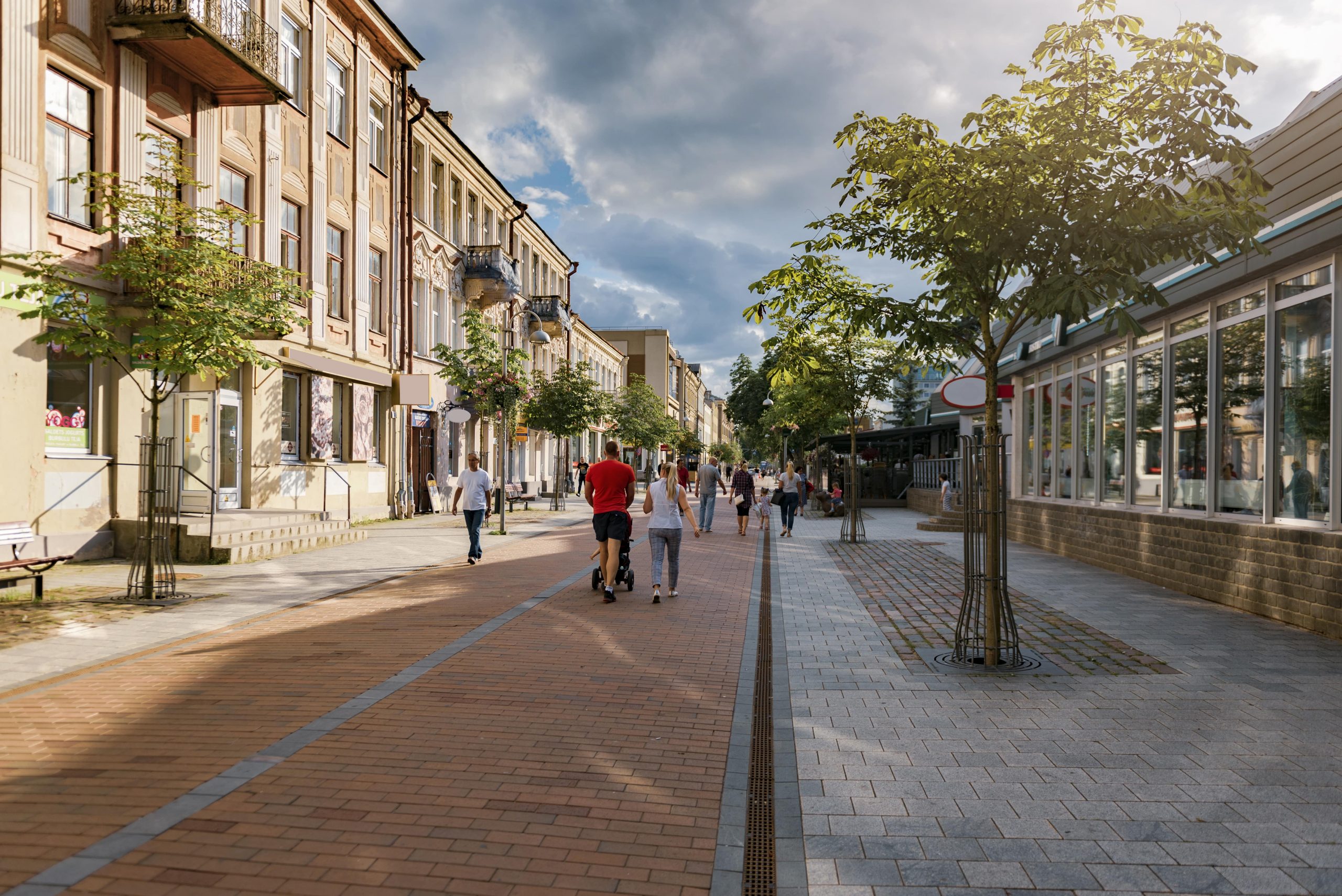 Rīgas iela - gājēju iela - VISITDAUGAVPILS