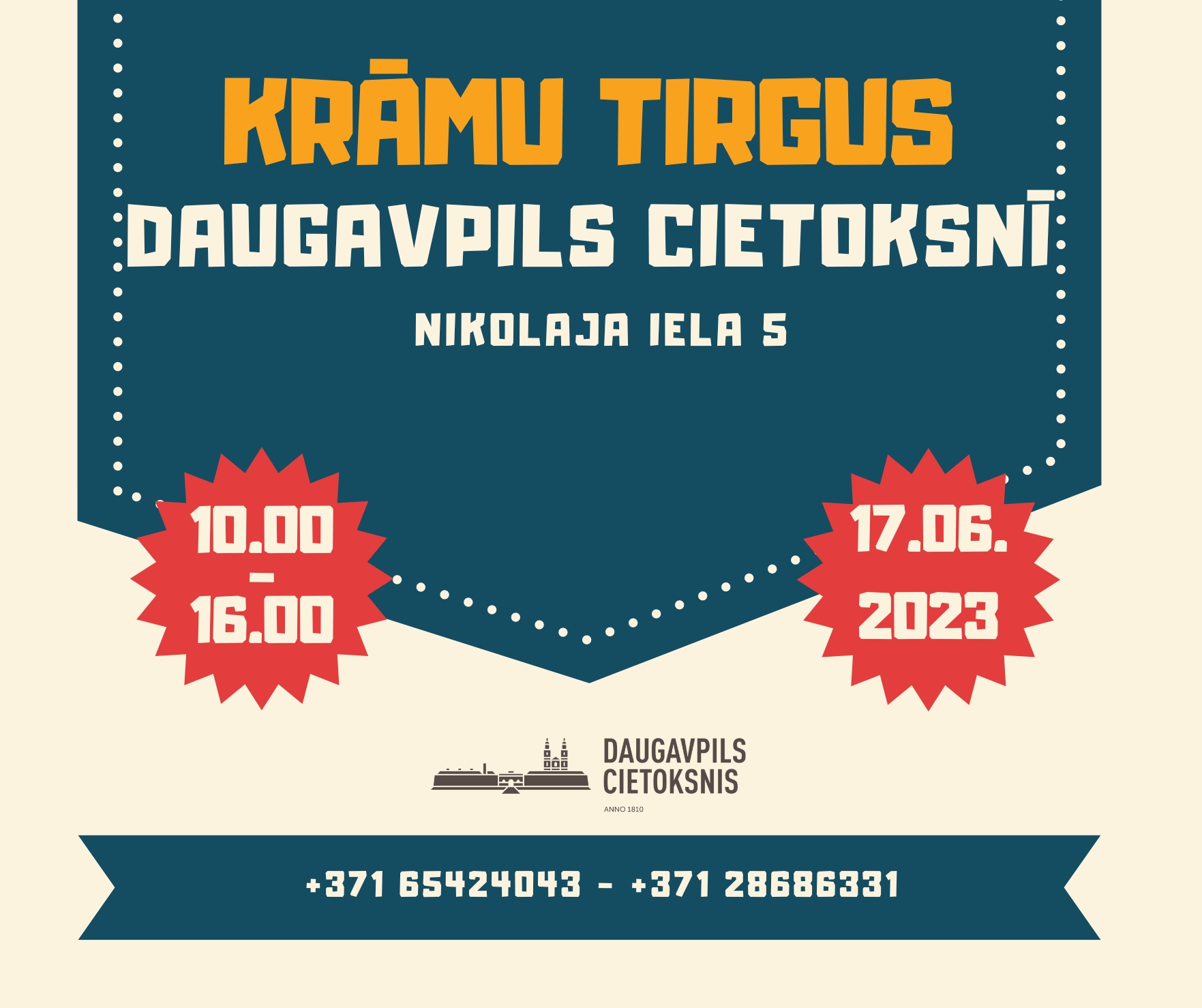 FLEA MARKET IN THE DAUGAVPILS FORTRESS - VISITDAUGAVPILS